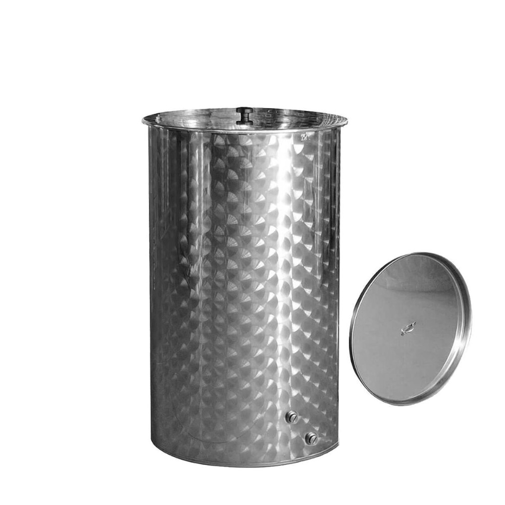 Δοχείο Inox με δυο κάνουλες 200L Quattro Effe - Moraitis