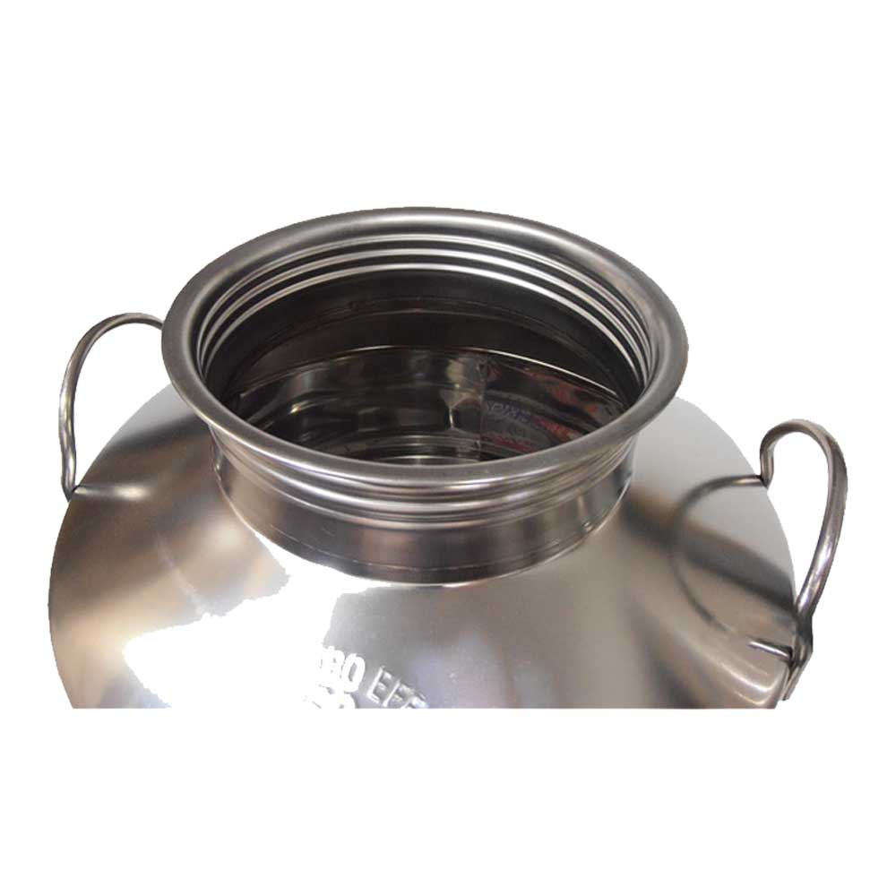 Seamed Inox container with screw lid 50L Quattro Effe - Moraitis